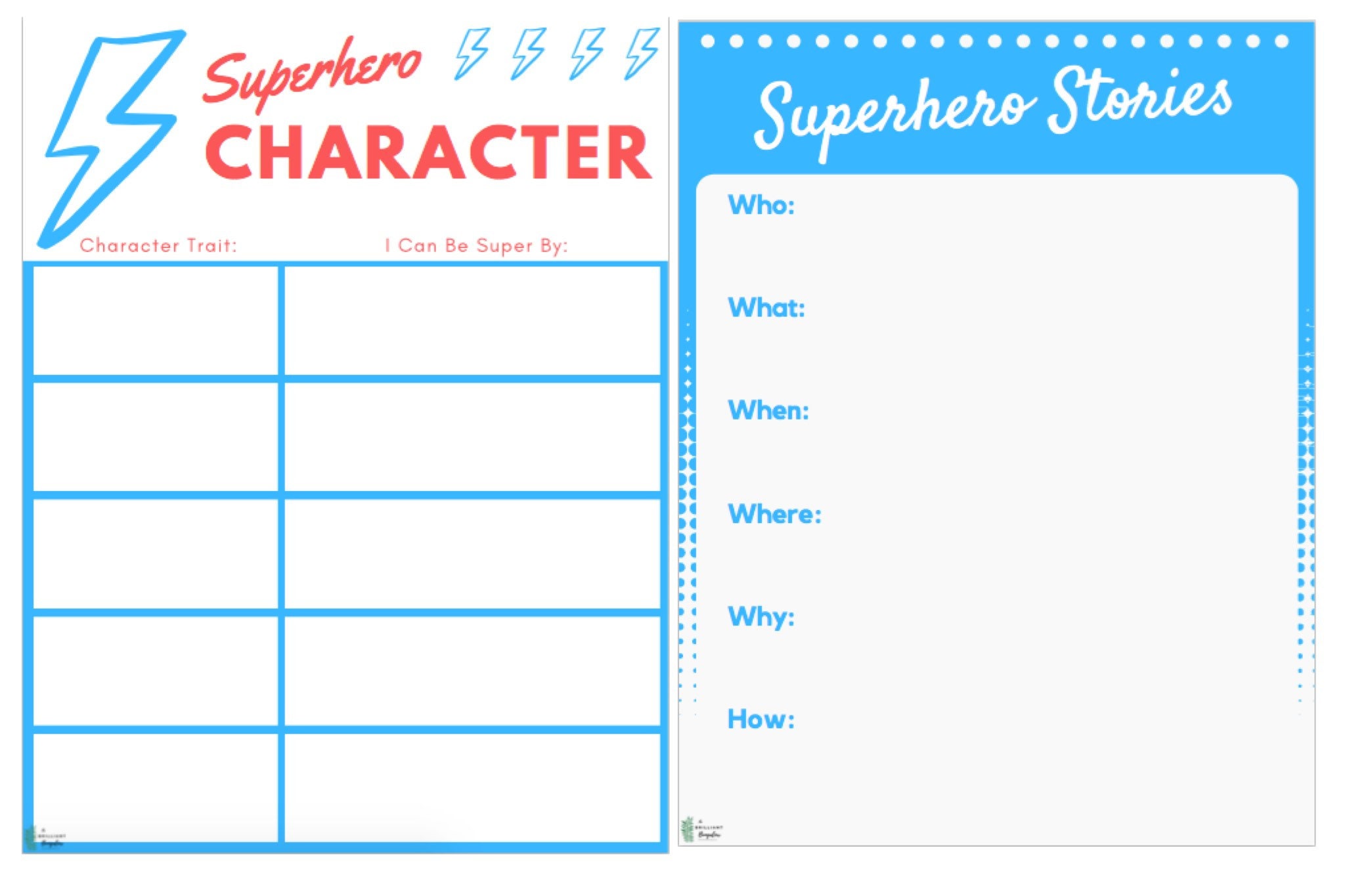 Superhero Unit Study | Superhero Educational Activities | Printable ...
