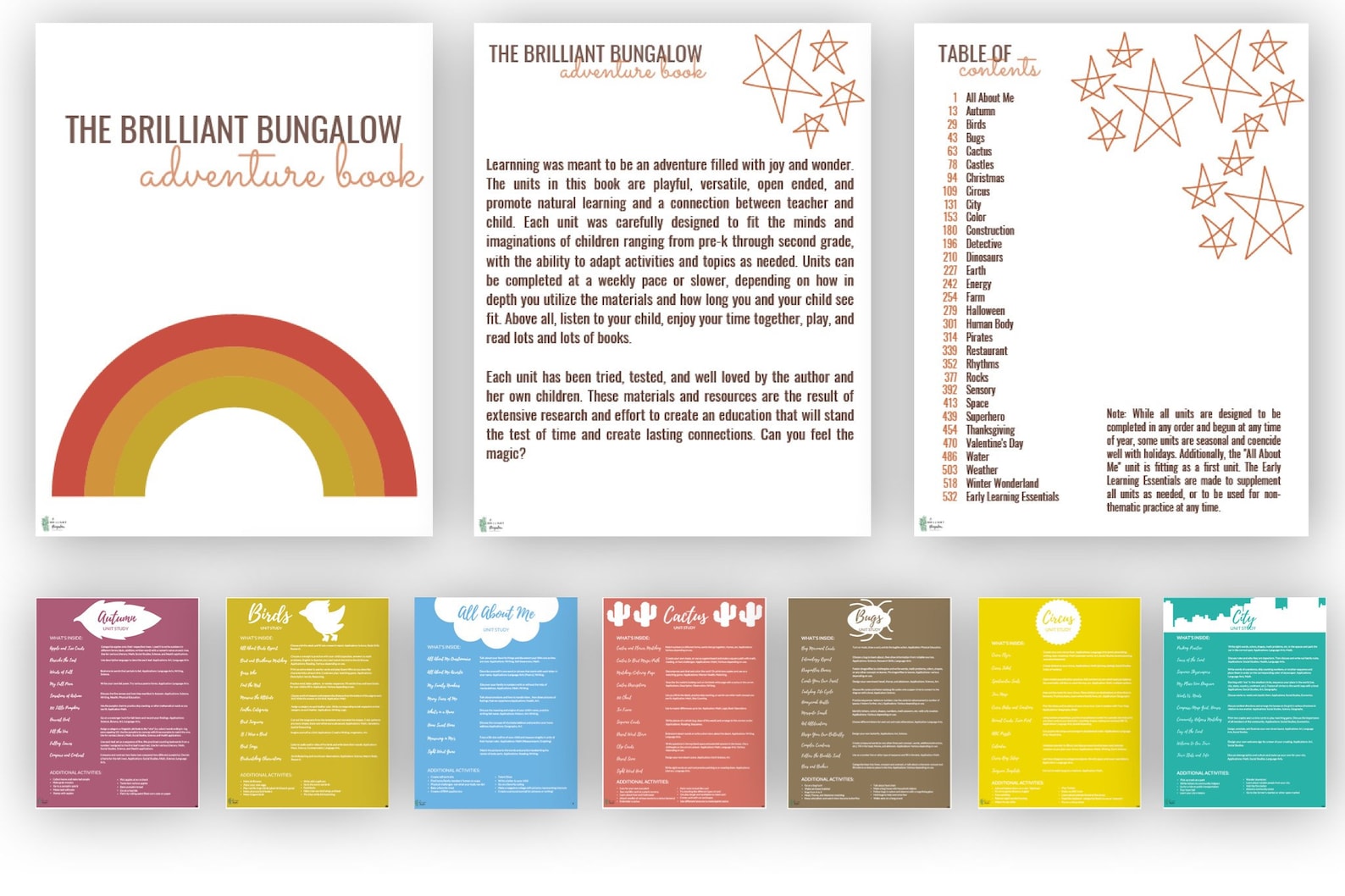 PRINTABLE HOMESCHOOL CURRICULUM Digital Homeschool Curriculum Themed ...