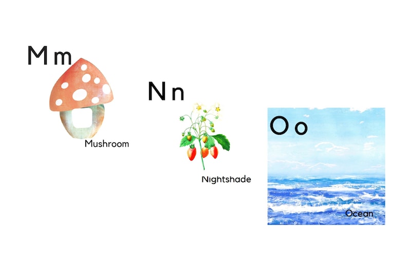 Nature Themed Alphabet Cards | Charlotte Mason Alphabet Cards ...