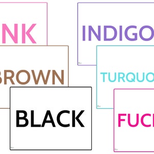 Montessori Style Nature Themed Color Cards With Matching | Printable ...