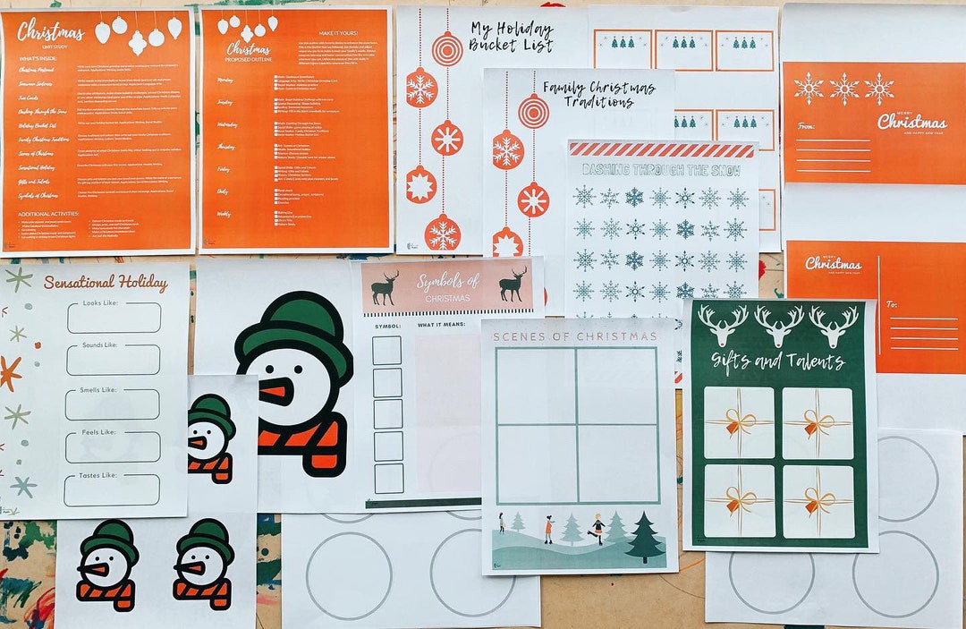 Christmas Unit Study | Winter Unit Study | Printable Homeschool Lesson ...