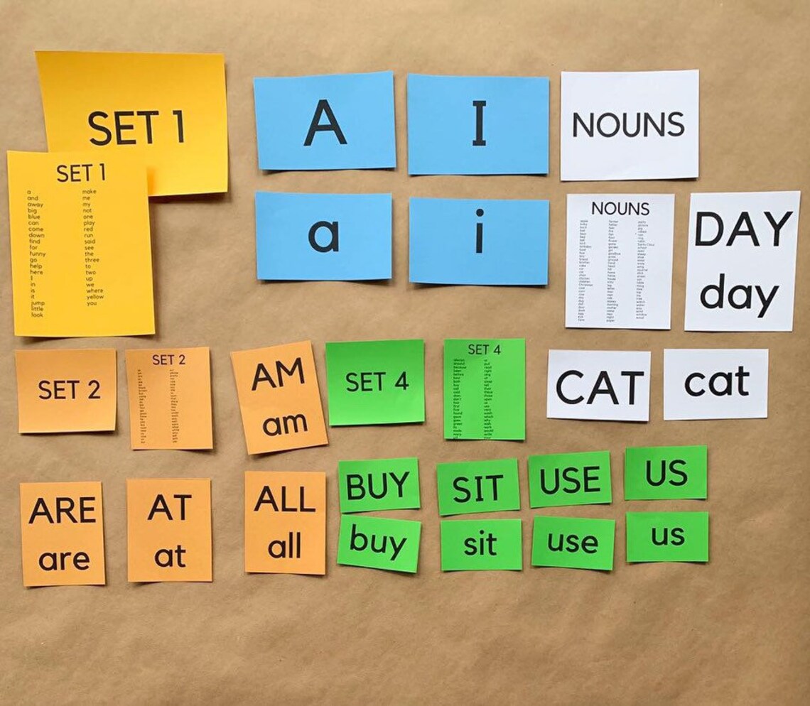 Sight Word Cards High Frequency Words Uppercase and Lowercase Sight ...