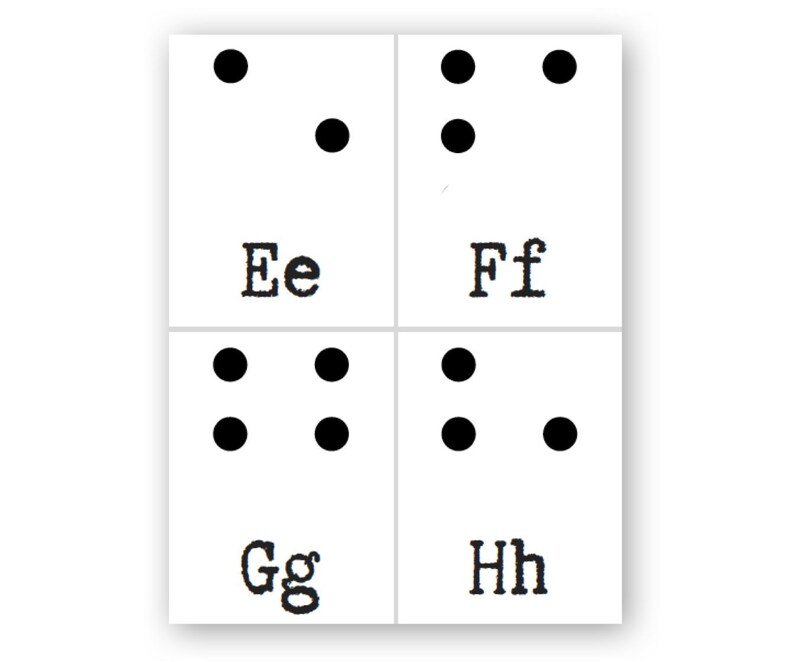 Braille Alphabet Cards | 5 Senses | Accessibility | Homeschool ...