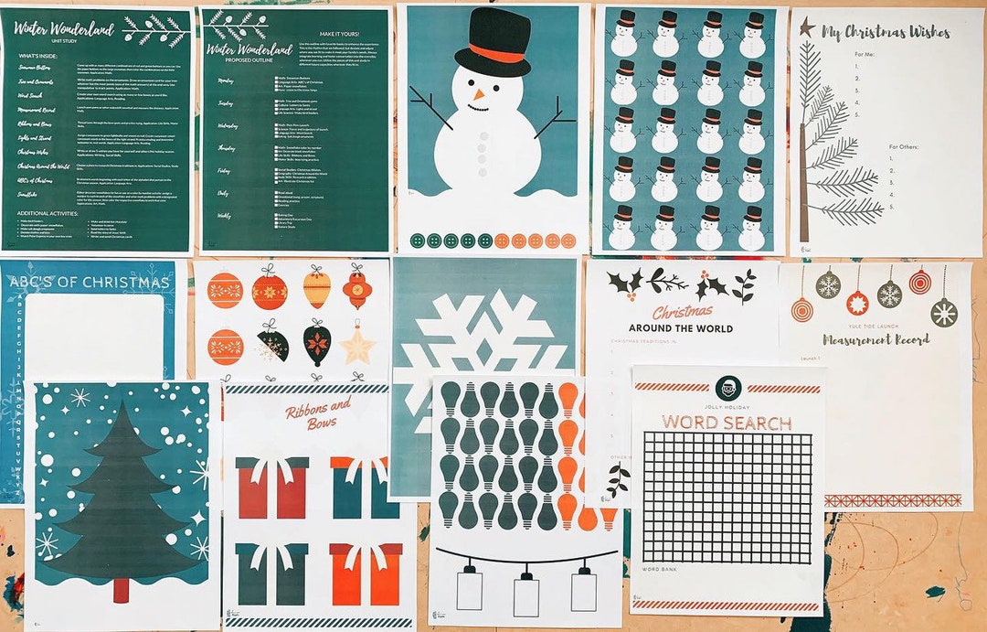 Winter Wonderland Unit Study | Christmas Unit Study | Winter Unit Study ...