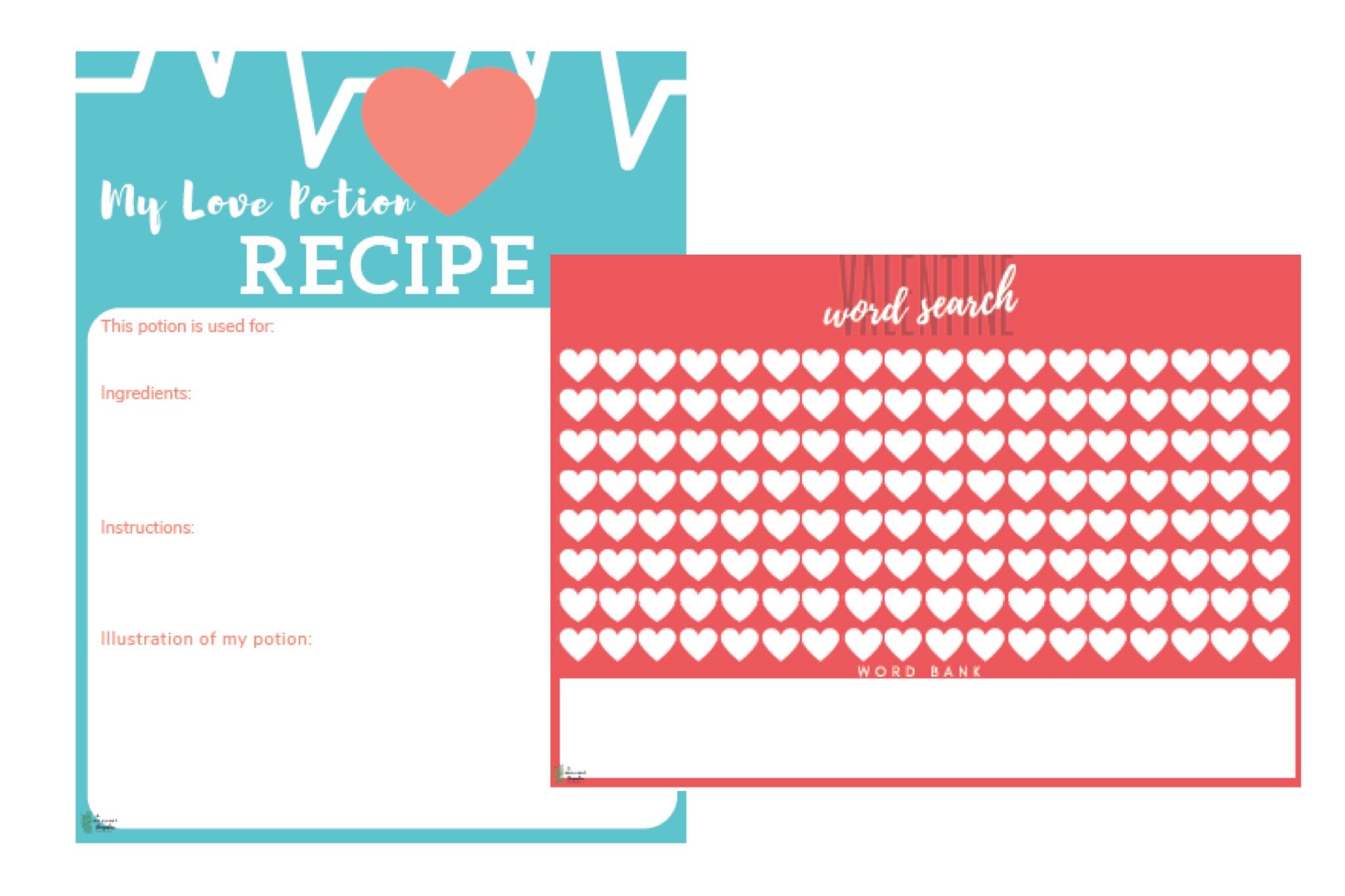Valentine's Day Unit Printable Valentine's Activity Bundle Love Day ...