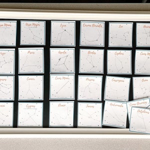 Constellation Cards | Set of 26 Printable Constellation Cards | Harvest ...