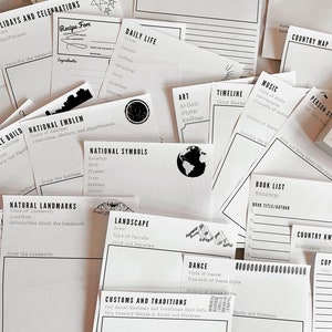 Country Unit Study Template | Book List, Country Statistics, Culture ...