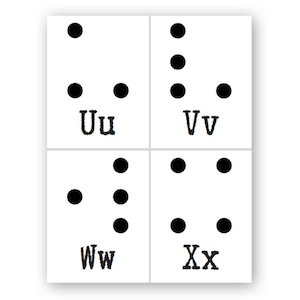Braille Alphabet Cards | 5 Senses | Accessibility | Homeschool ...