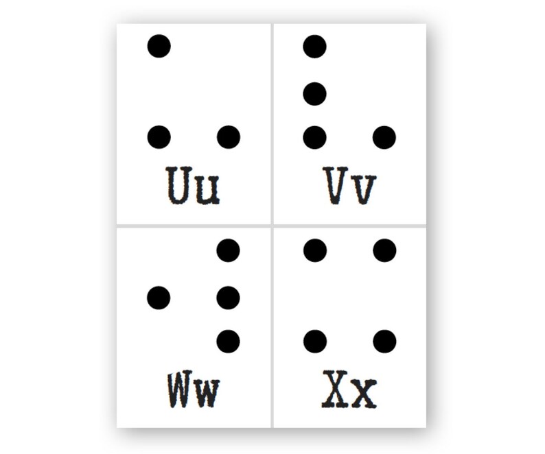Braille Alphabet Cards | 5 Senses | Accessibility | Homeschool ...