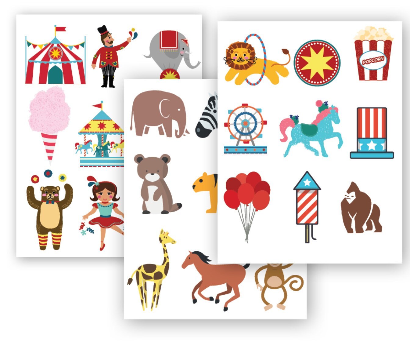 Circus Theme Unit Study Week Long Homeschool Lesson Plan Printable ...