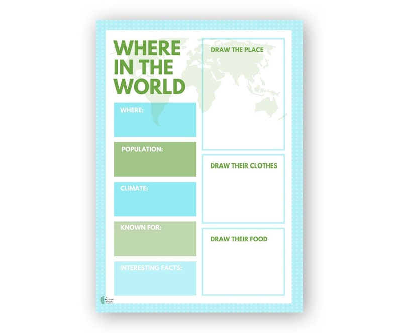 Where in the World Homeschool Geography Social Studies | Etsy