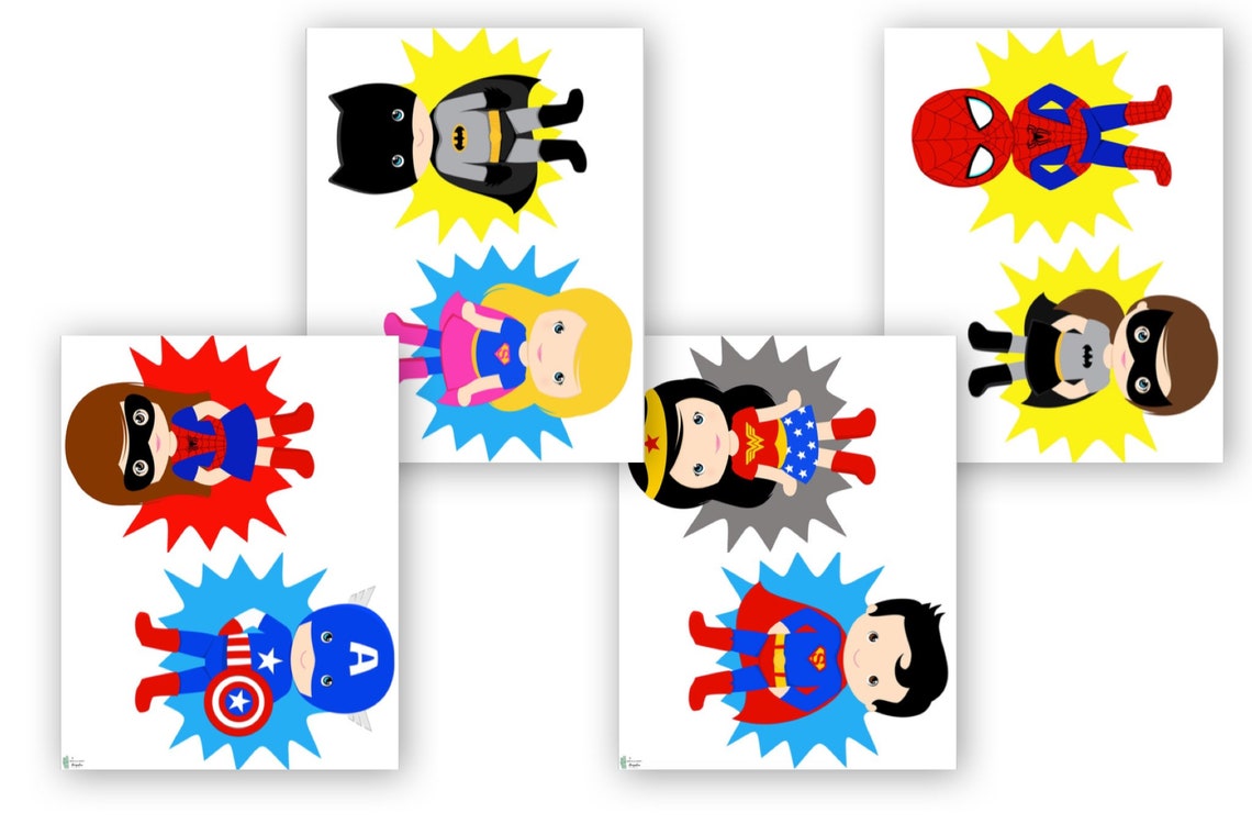 Superhero Unit Study Superhero Educational Activities | Etsy