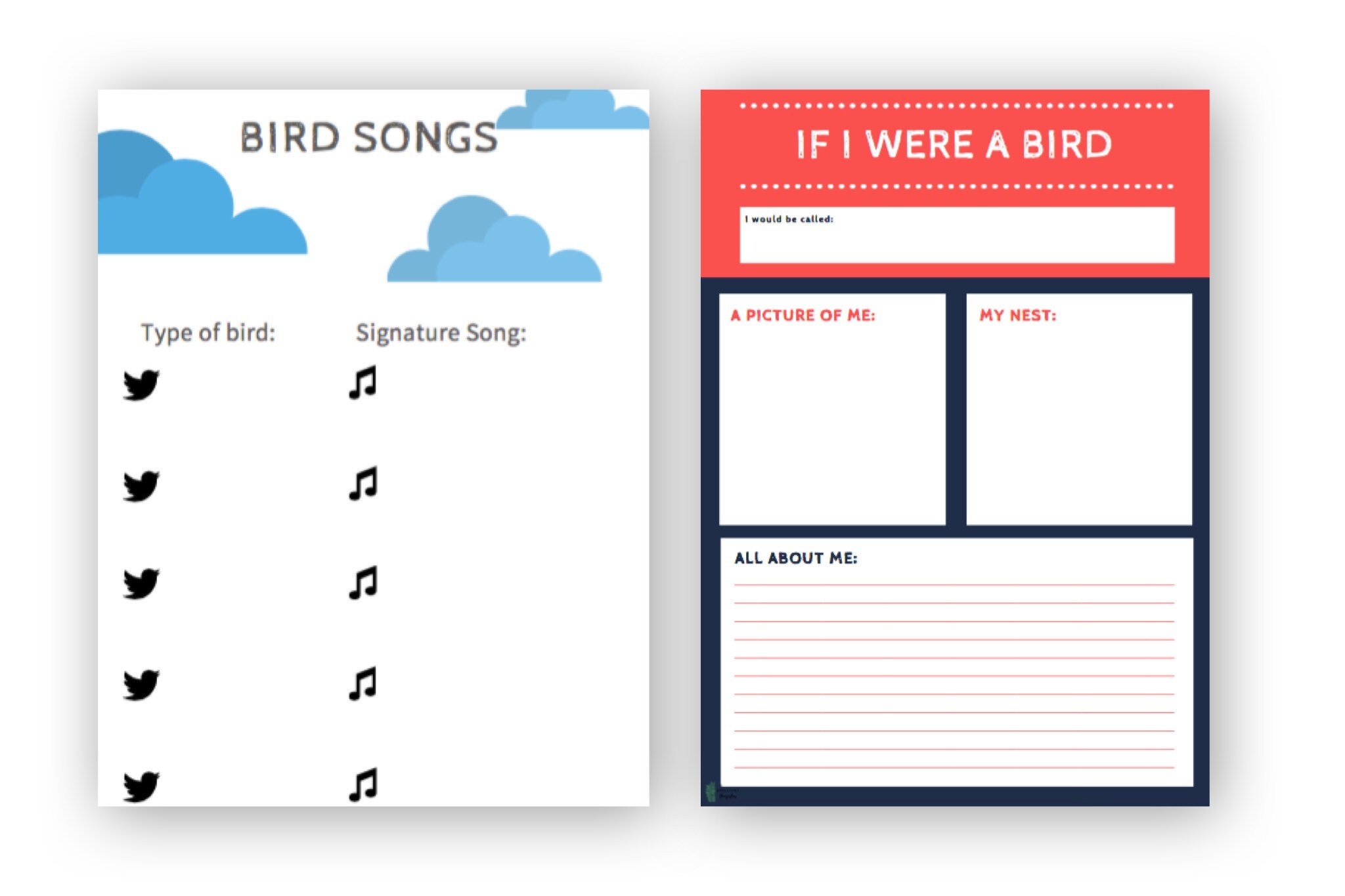 Birds Unit Study | Bird Unit | Printable Homeschool Lesson Plans ...