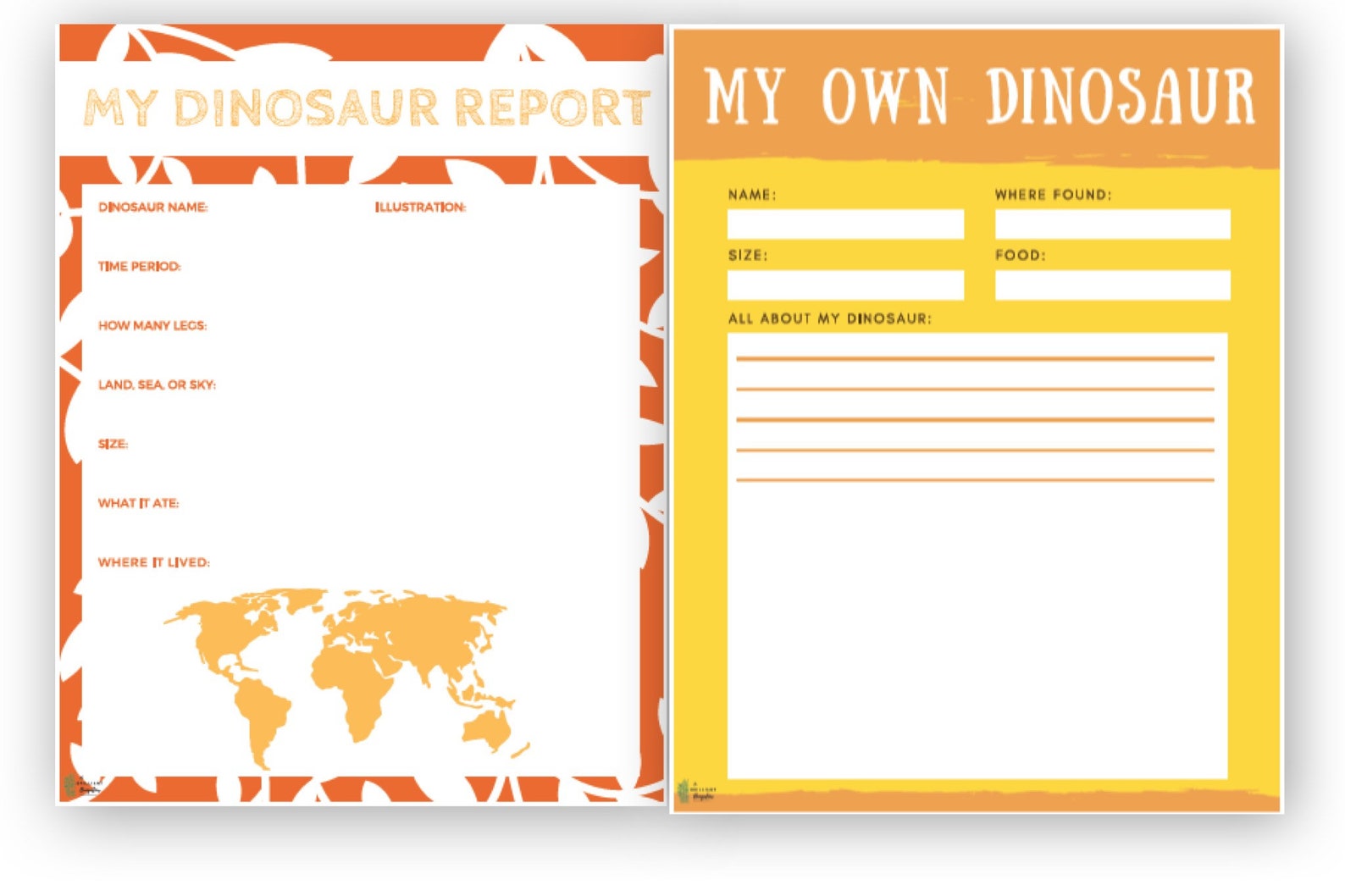 Dinosaur Unit Study | Dinosaur Unit | Printable Lesson Plans ...
