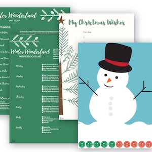 Winter Wonderland Unit Study | Christmas Unit Study | Winter Unit Study ...
