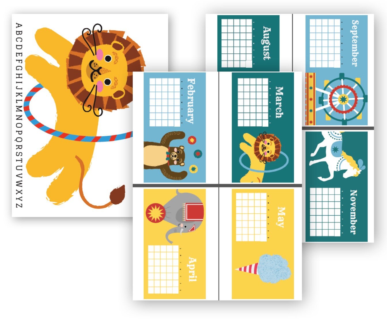 Circus Theme Unit Study Week Long Homeschool Lesson Plan Printable ...