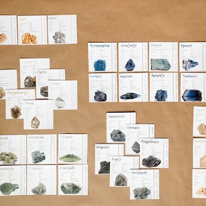 Set of 108 Rock, Mineral, and Gemstone Identification Cards | SCRIPT ...