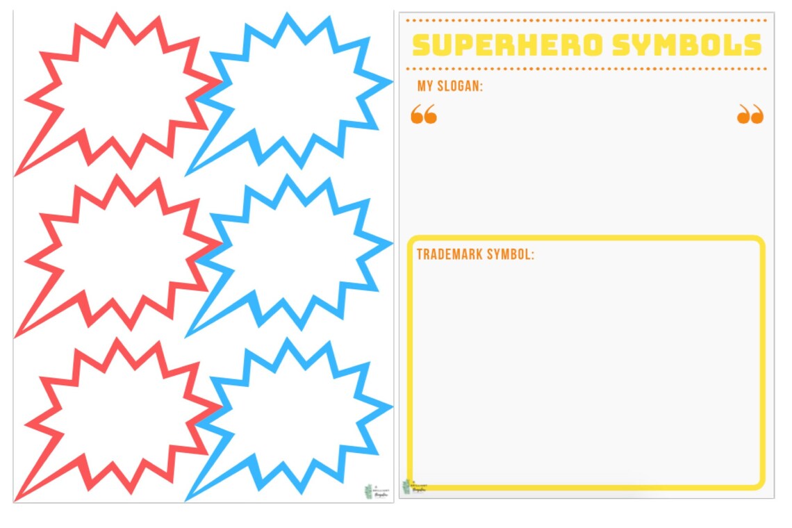 Superhero Unit Study | Superhero Educational Activities | Printable ...