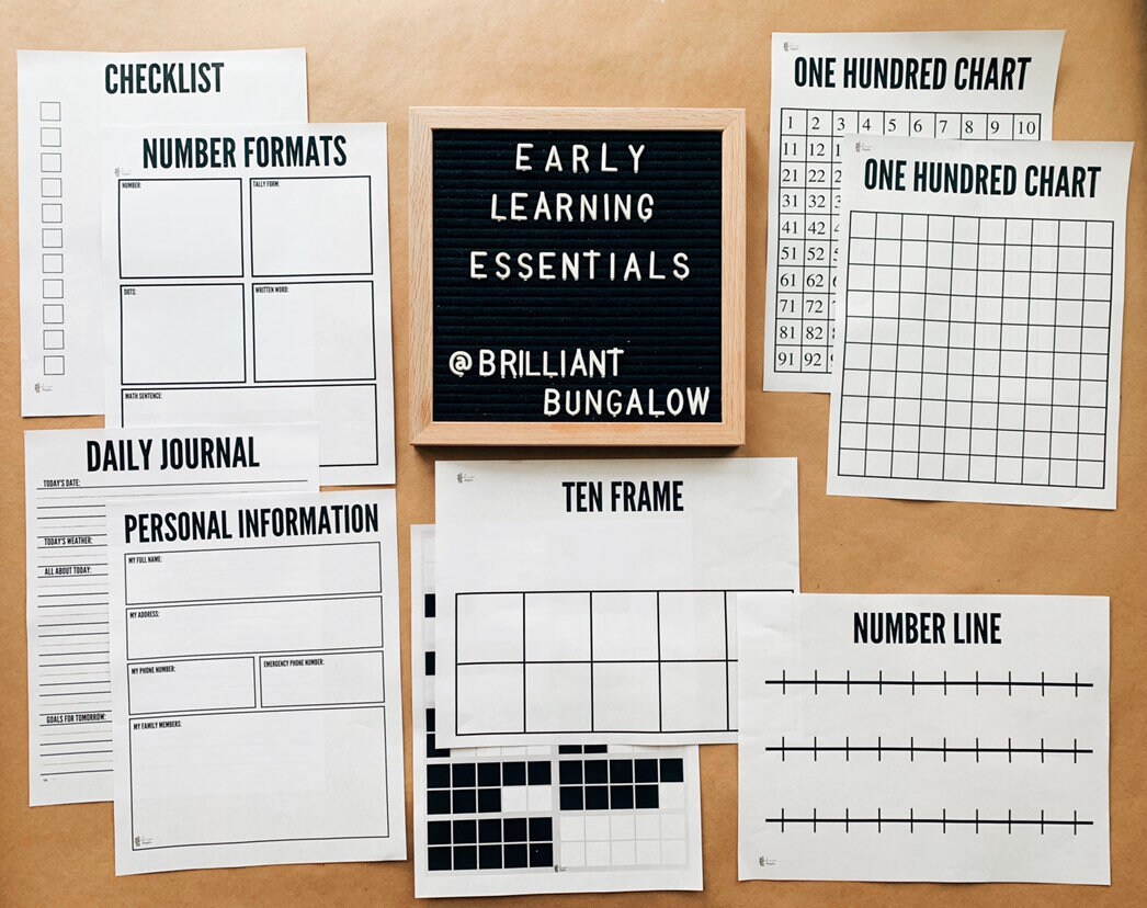 Early Learning Essentials Full Basic Curriculum Reading, Writing, Math ...