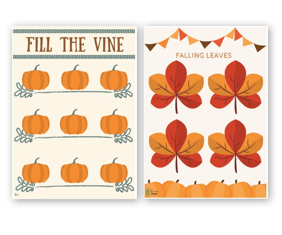 Fall Themed Unit Study Homeschool Lesson Plan Printable | Etsy