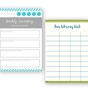 Printable Teacher Homeschool Planner and Record Keeping | Daily, Weekly ...