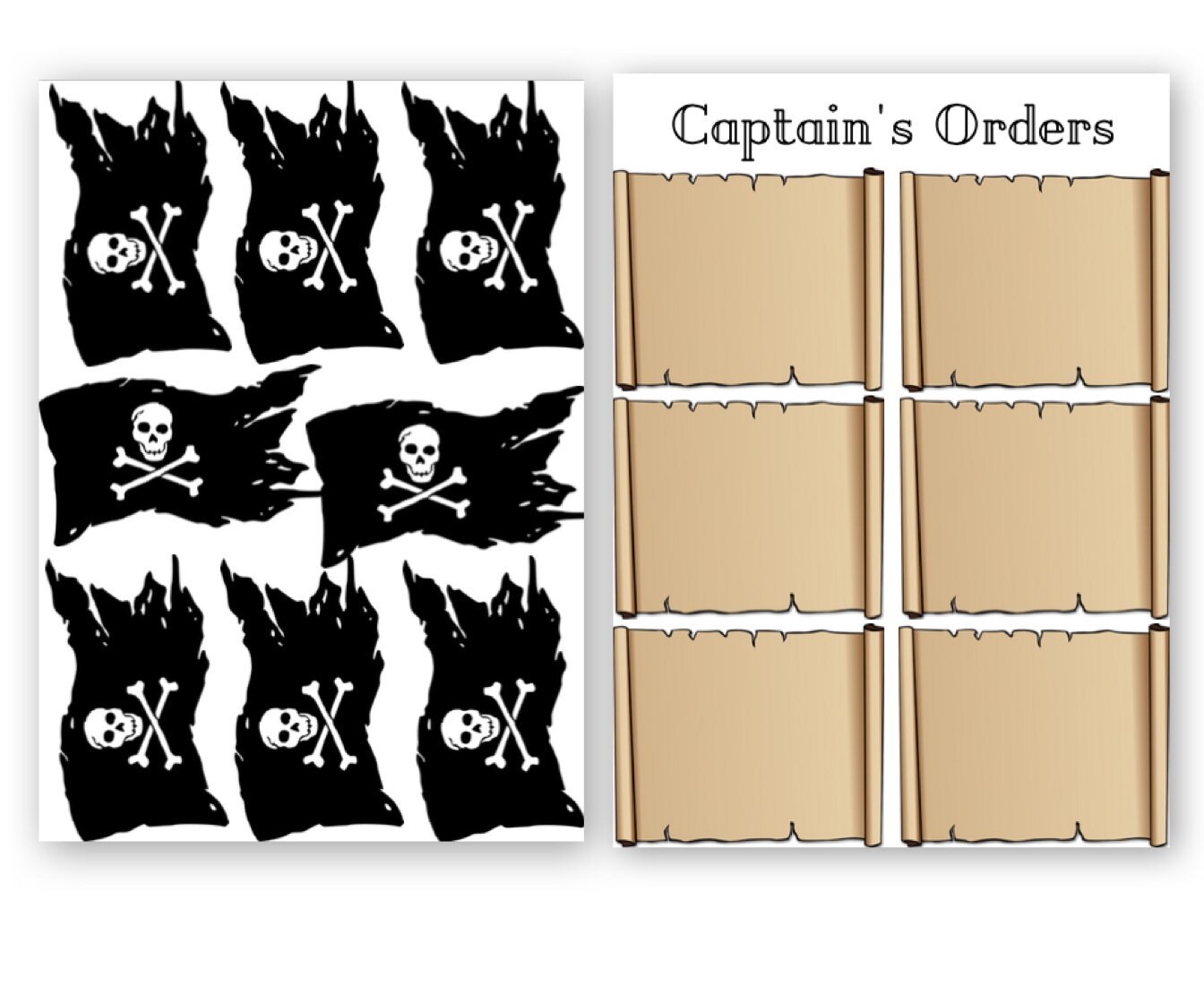 Pirates Themed Educational Unit Printable Homeschool Lesson - Etsy