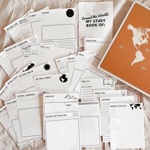 Country Unit Study Template | Book List, Country Statistics, Culture ...