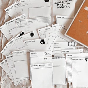 Country Unit Study Template | Book List, Country Statistics, Culture ...