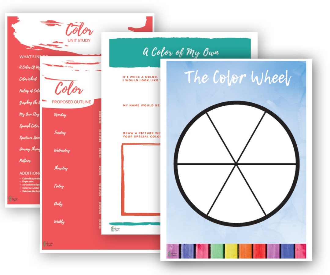 Color Theme Unit Study | Preschool, Kindergarten, First Grade, Second ...
