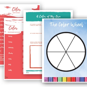 Color Theme Unit Study | Preschool, Kindergarten, First Grade, Second ...