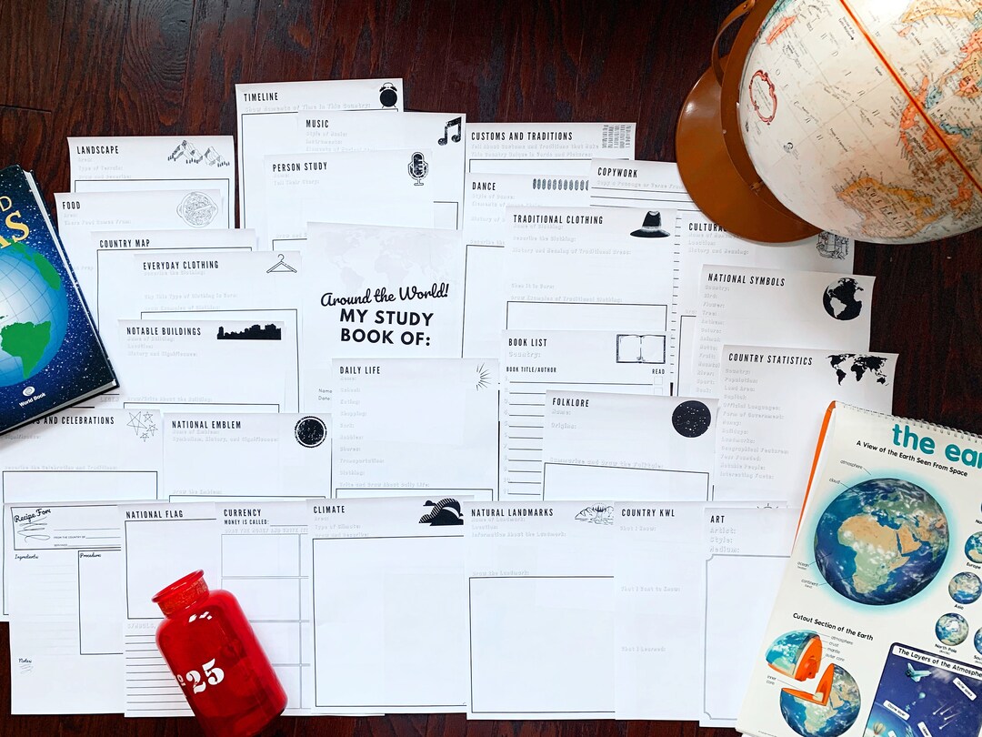 Country Unit Study Template | Book List, Country Statistics, Culture ...