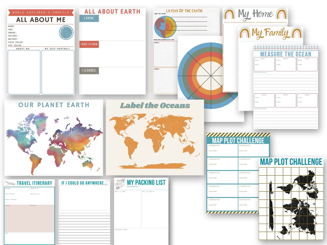 World Unit Study | Multi-age, Multi-subject Guided Unit for Homeschool ...