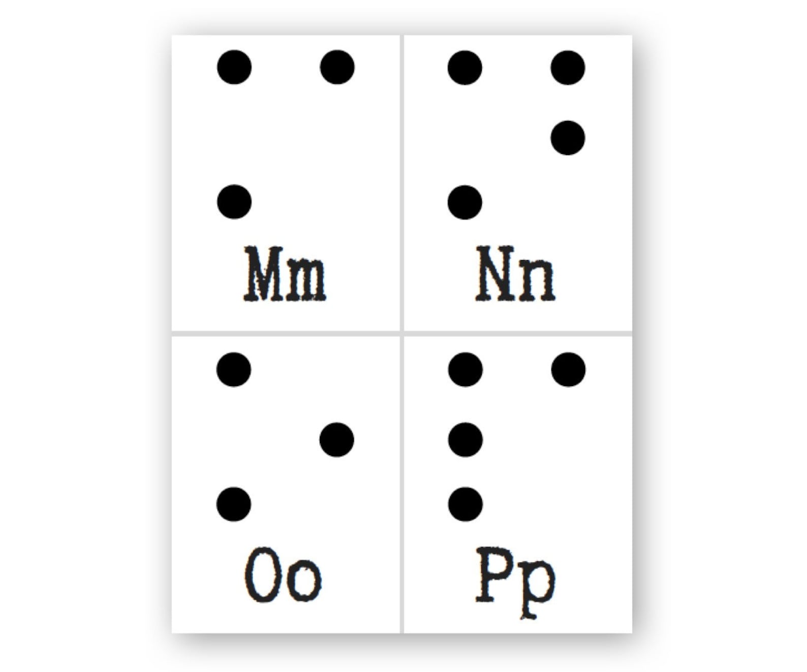 Braille Alphabet Cards | 5 Senses | Accessibility | Homeschool ...