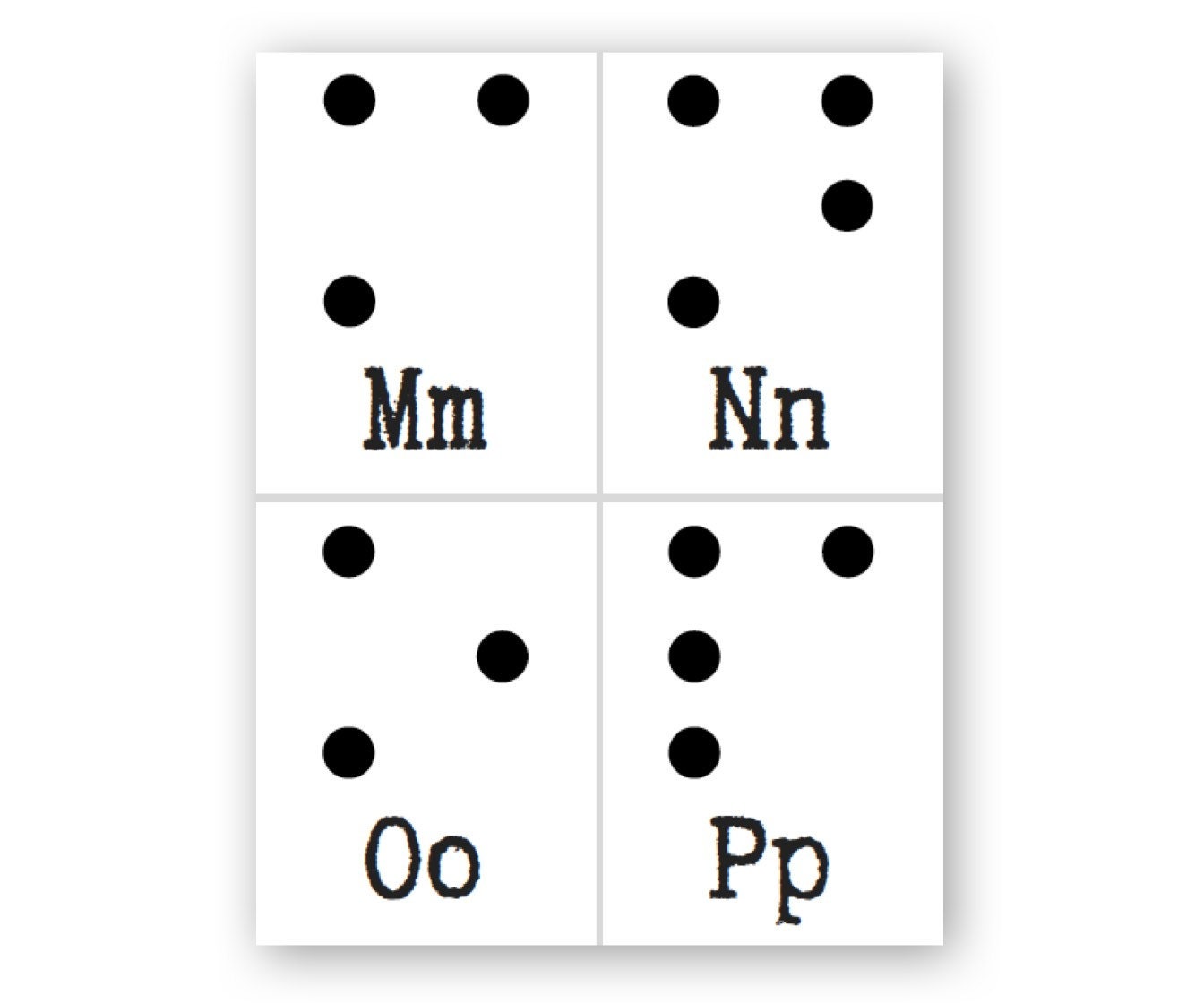Braille Alphabet Cards | 5 Senses | Accessibility | Homeschool ...