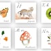 Montessori Cursive Nature Themed Alphabet Cards | Montessori Alphabet ...