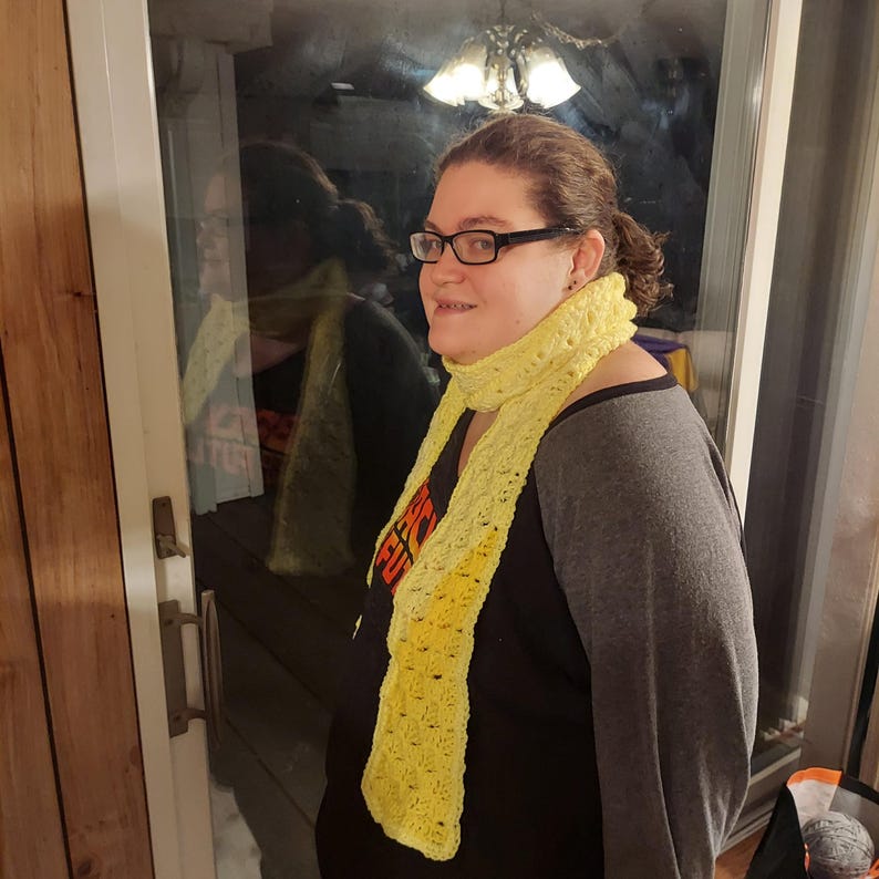 Custom Geek Character Crochet Scraf - Etsy