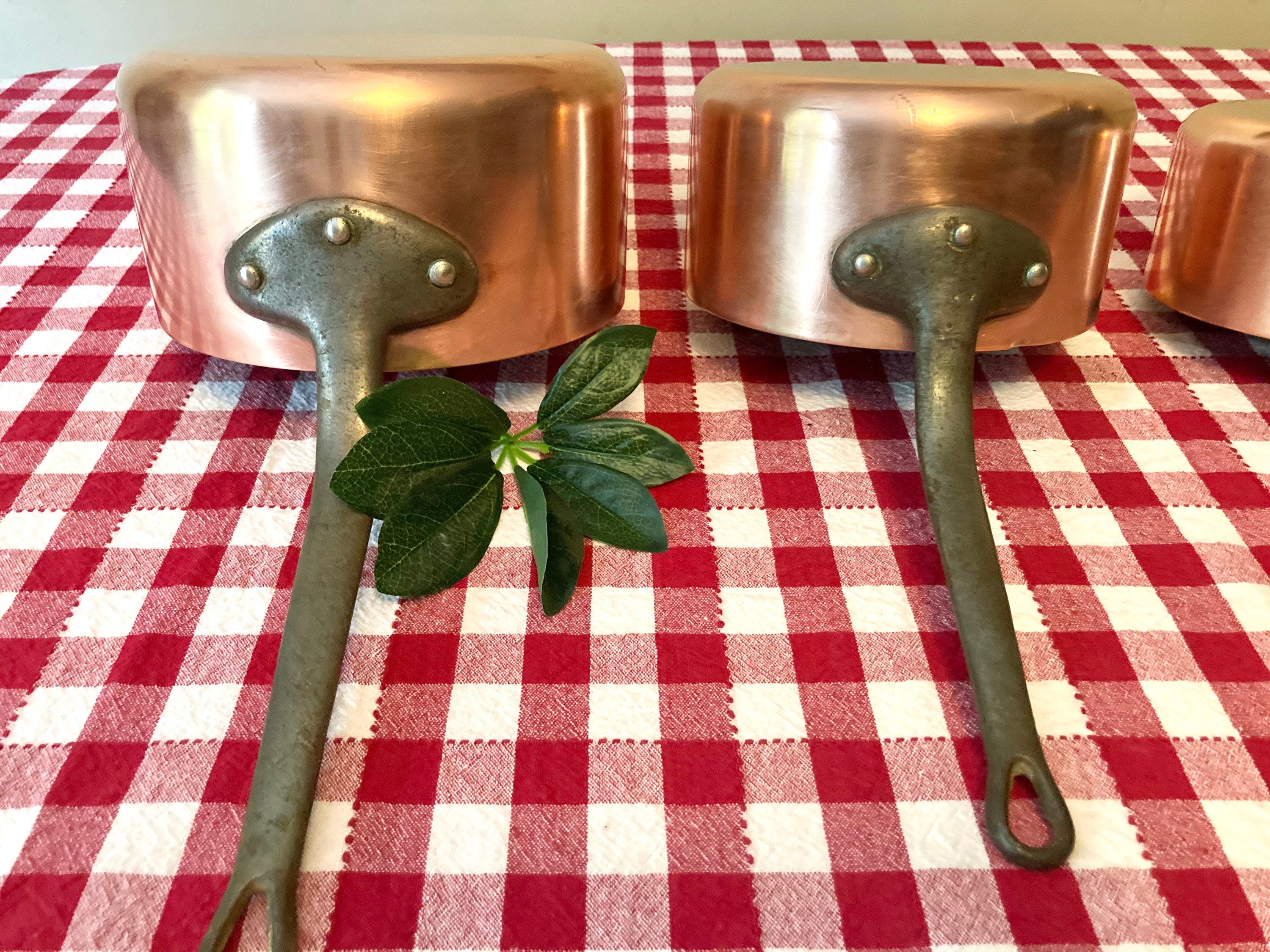 Bourgeat Matfer Professional Copper Cookware Pans Set Metal | Etsy