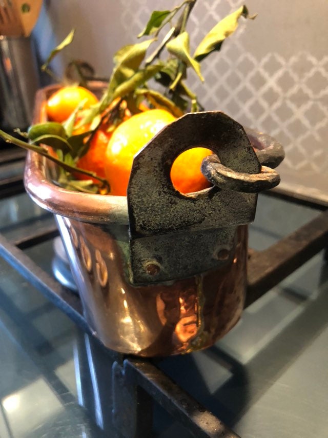 Antique Copper Bread Loaf Pan Rod Iron Handle Paris France | Etsy