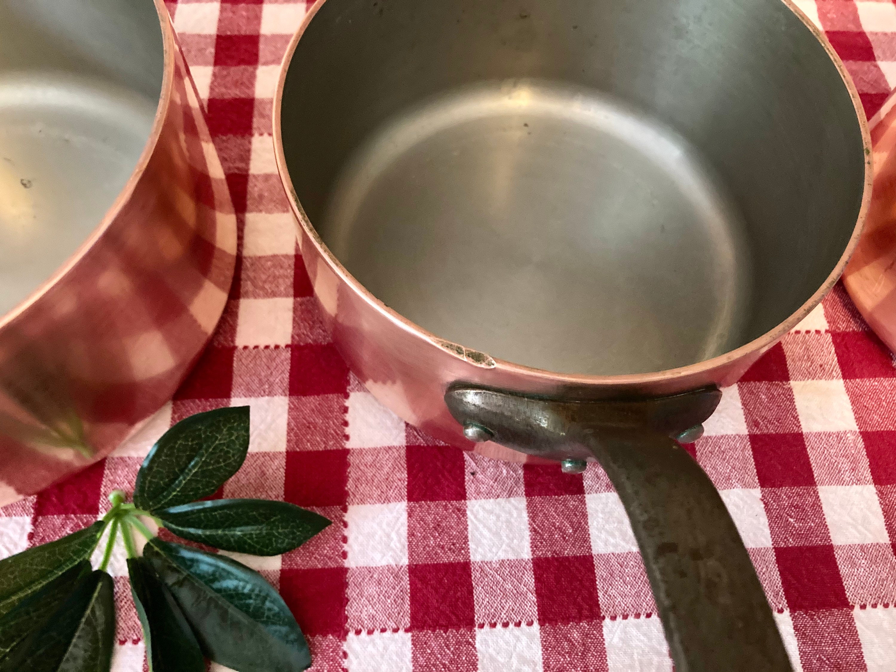 Bourgeat Matfer Professional Copper Cookware Pans Set Metal | Etsy