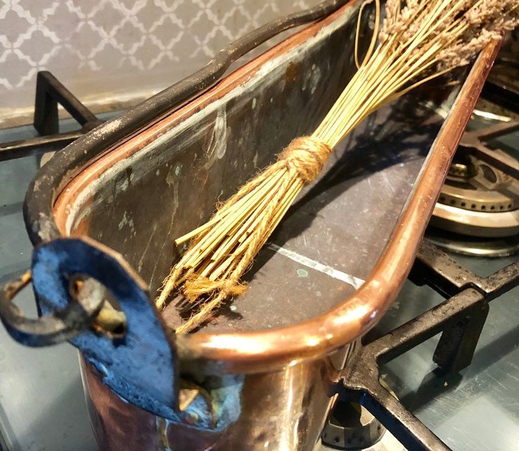 Antique Copper Bread Loaf Pan Rod Iron Handle Paris France | Etsy