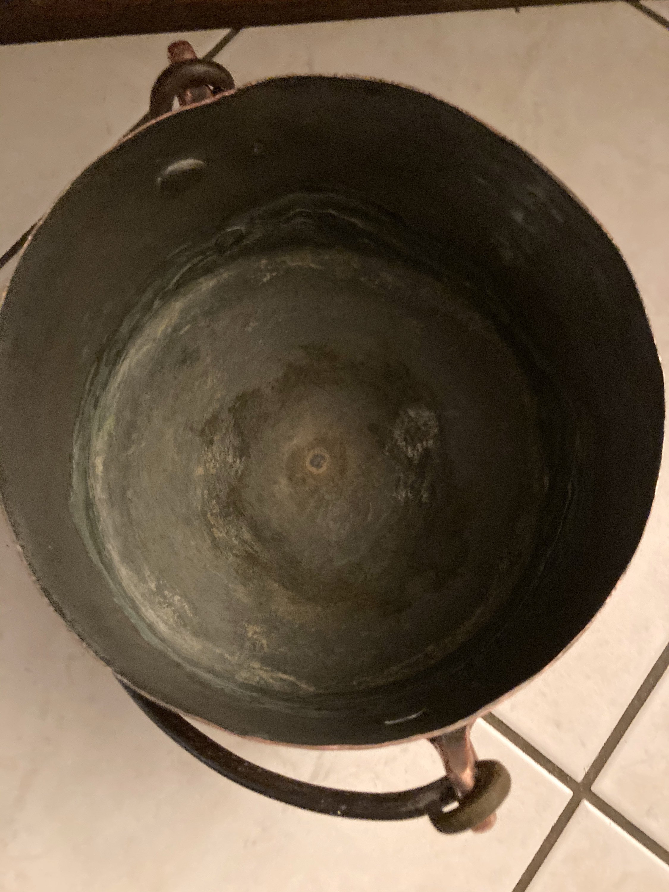 1800's French Antique Solid Copper Open Fire Flame Pot - Etsy