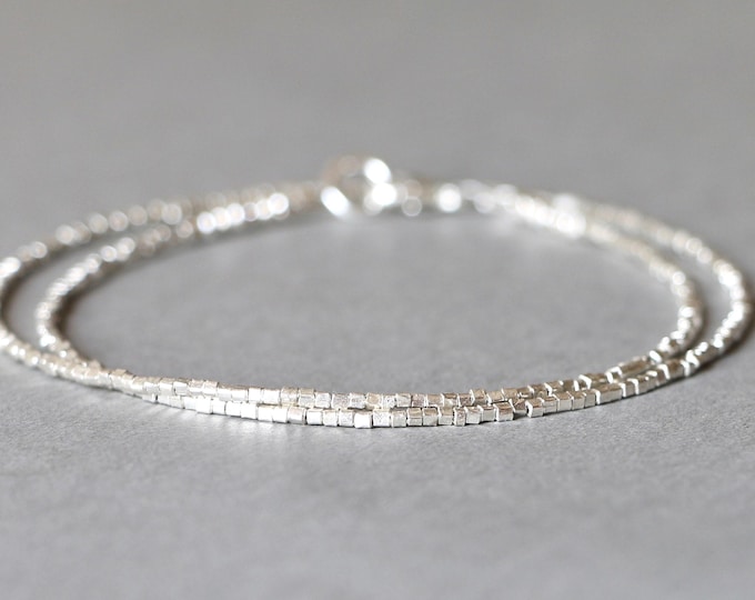 Silver Wrap Bracelet Silver Bracelet Dainty Silver Bracelet for Women ...