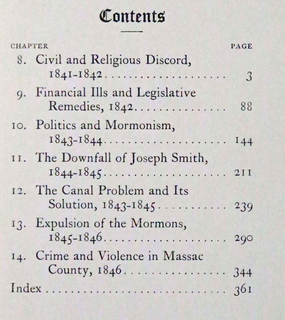A History of Illinois, Vol. #2, by Gov. Thomas Ford, 1946 - Etsy