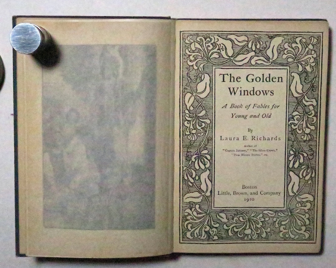 The Golden Windows by Laura E Richards, 1910 - Etsy