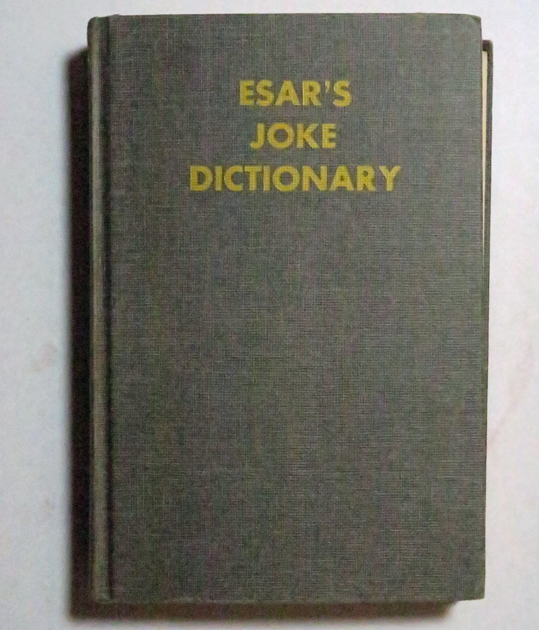 Esar’s Joke Dictionary by Evan Esar, 1945 - Etsy
