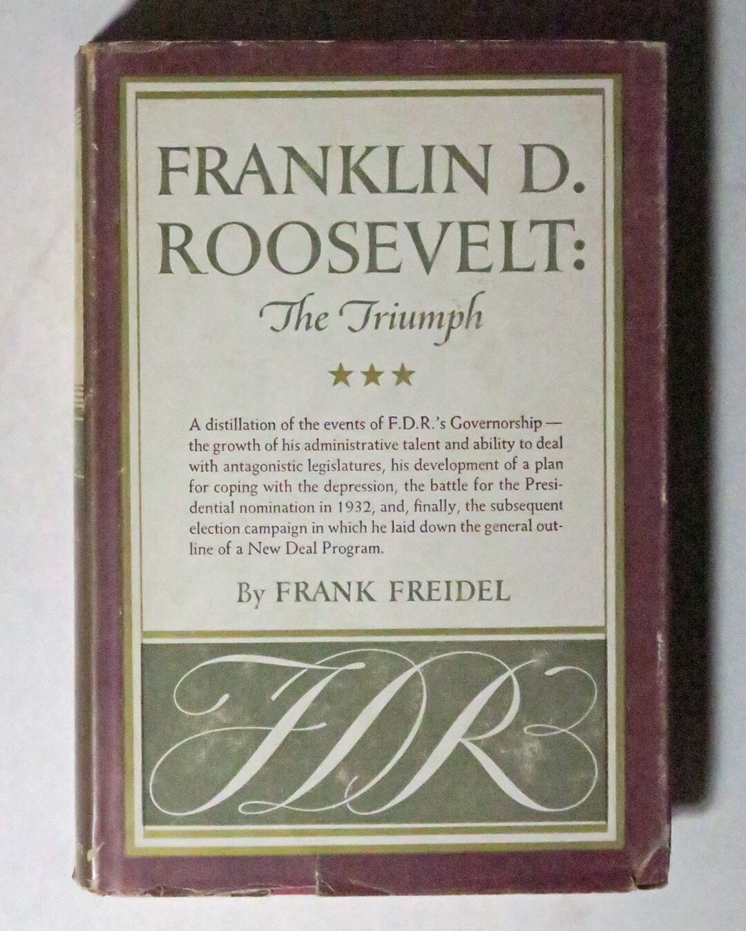 Franklin D Roosevelt, the Triumph by Frank Freidel, 1956 - Etsy