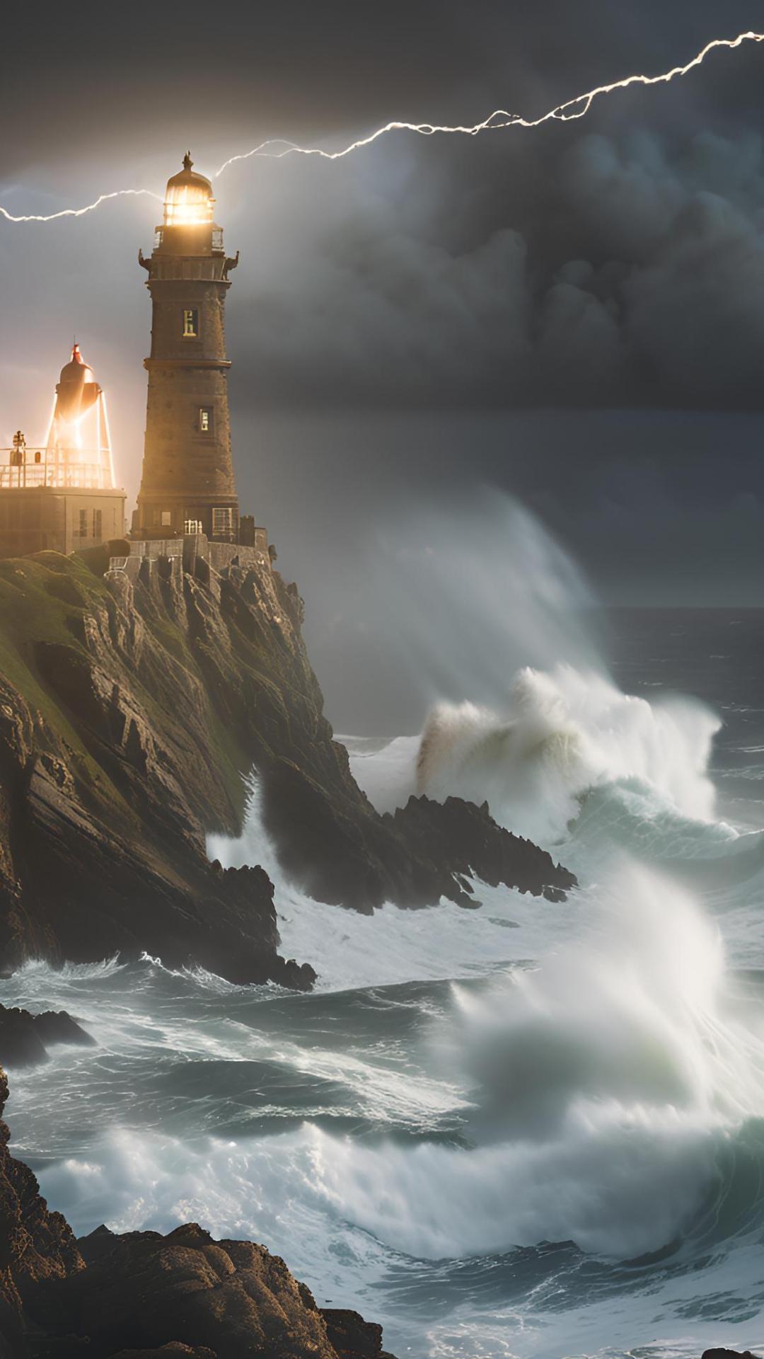 Filmic Style Classic Ships, Lighthouse, and Pirate Compass Photo Set ...