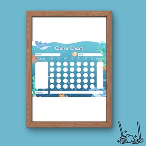 Ocean Adventure Kids Chore Chart - Etsy