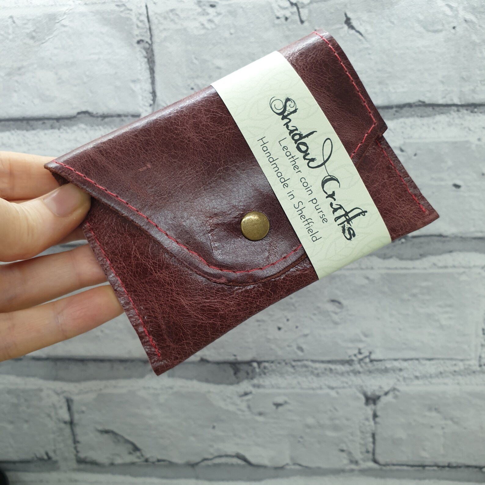 Raw Edge Red Leather Purse Raw Edge Leather Purse Rustic - Etsy