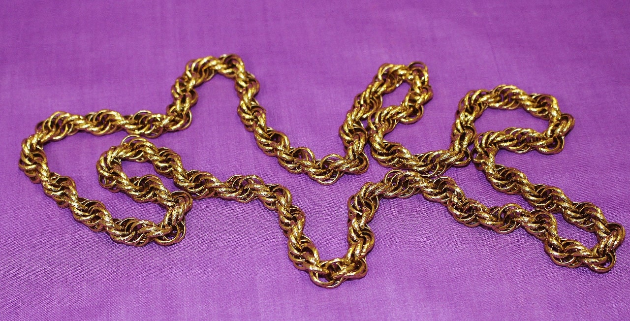 Fake Gold Rope Chain